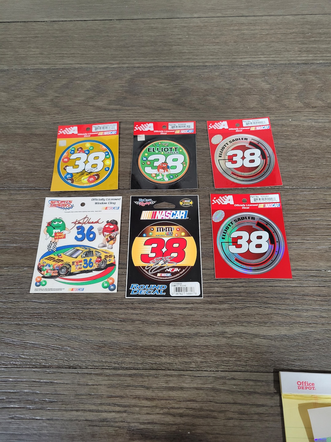 Set of 6 Vintage M&M Decals/stickers - Etsy