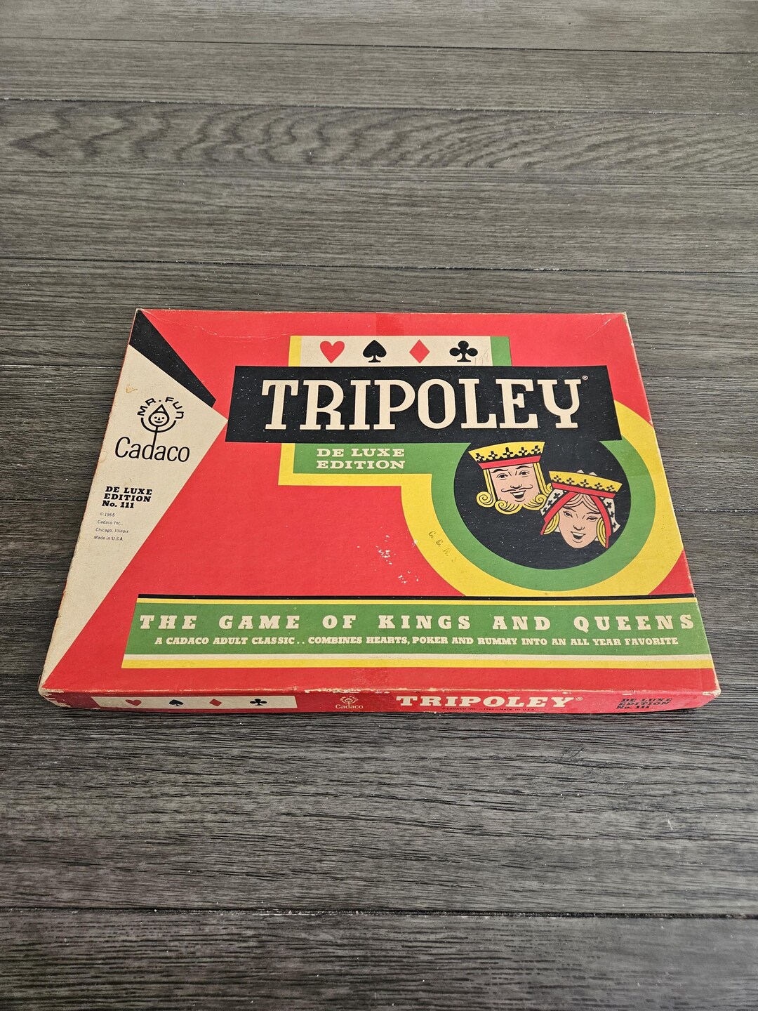 Vintage 1965 Tripoley Game - Etsy
