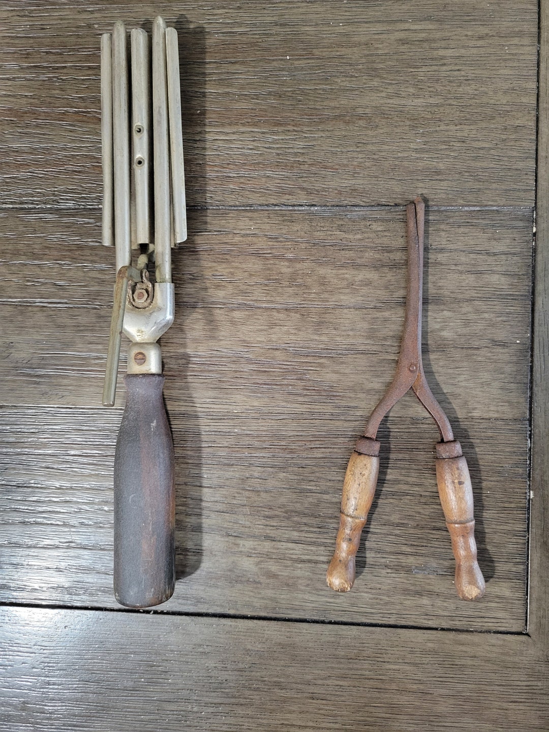 Pair of Vintage Curling Irons - Etsy