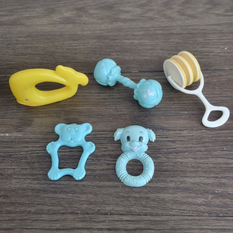 Vintage Baby Rattle - Etsy