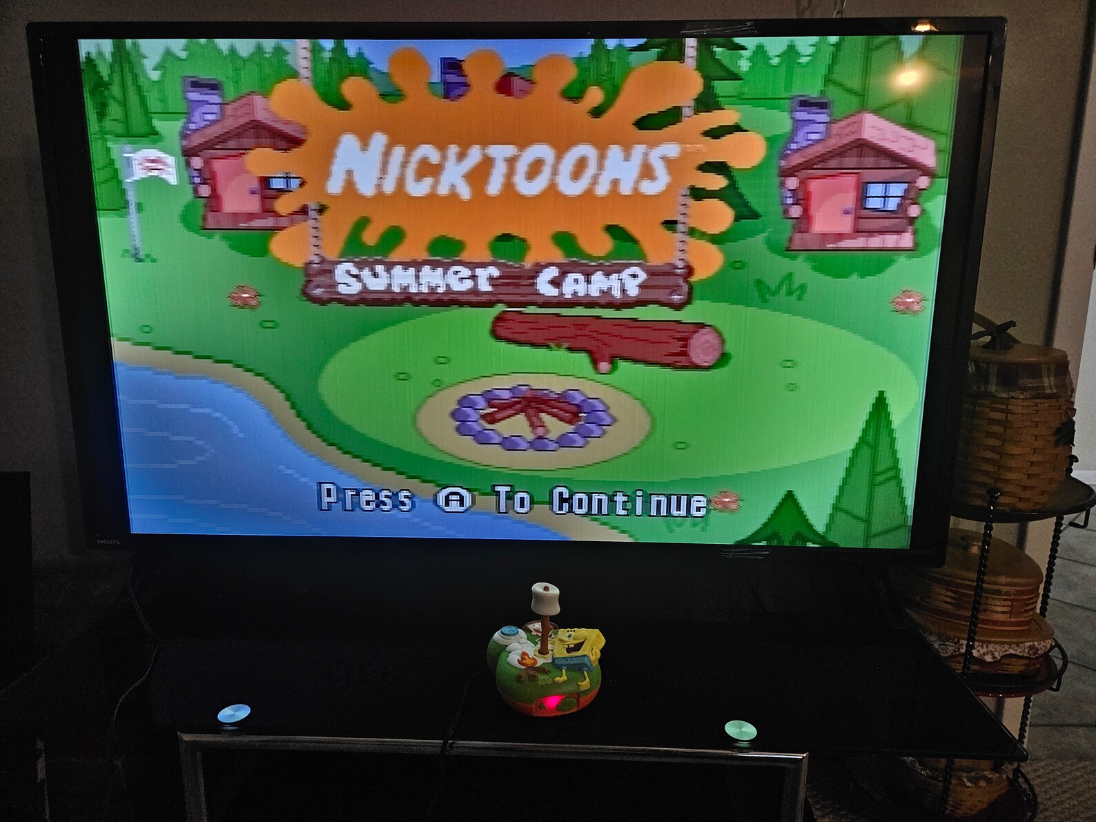 Vintage Nickelodeon TV Game: Spongebob Computer, Tested - Etsy