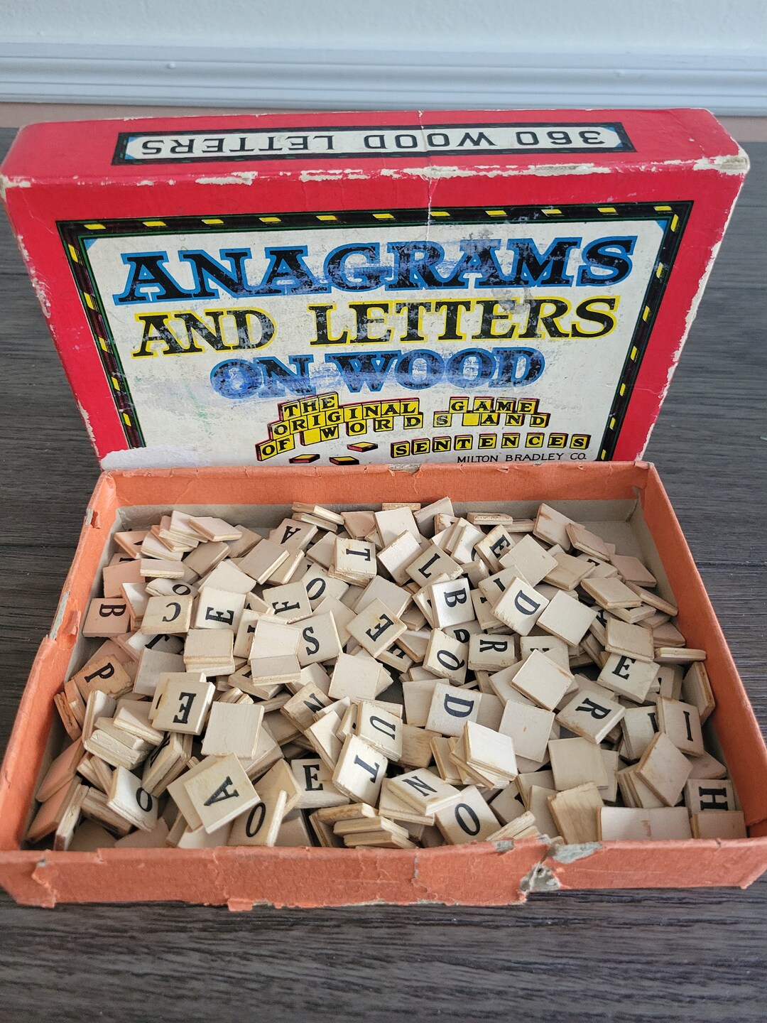 Vintage Anagrams and Letters on Wood - Etsy