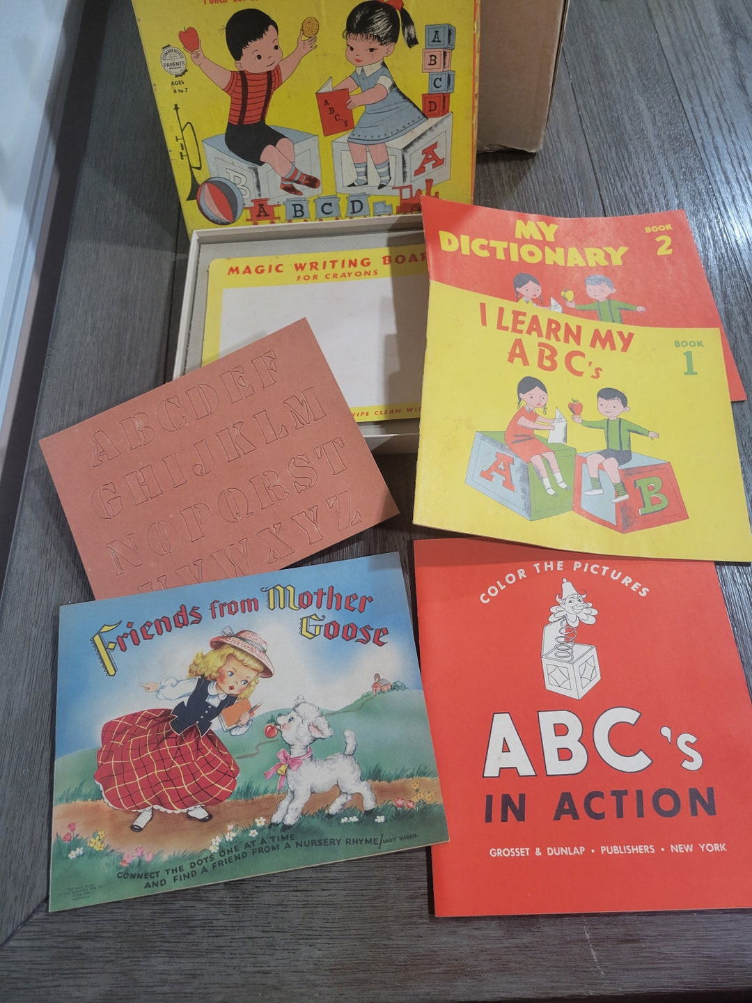 Vintage I Learn My Abc's - 1952 - Etsy