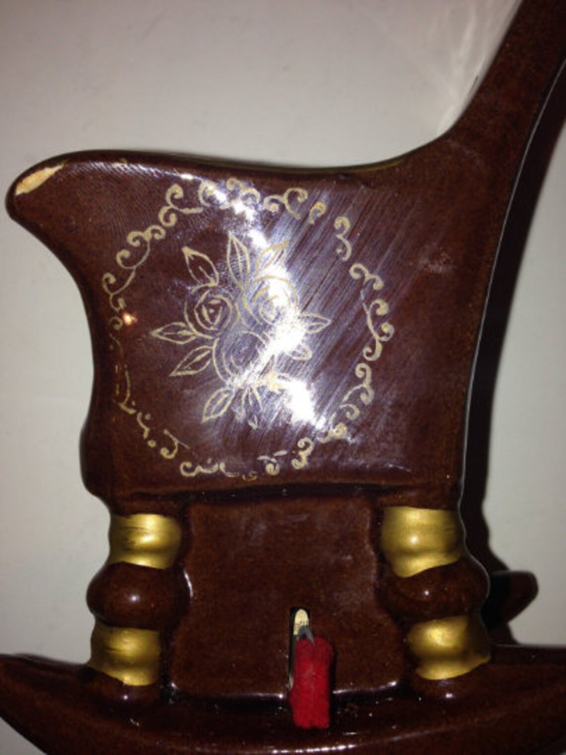 Vintage Rocking Chair Pin Cushion With Tape Measure | Etsy