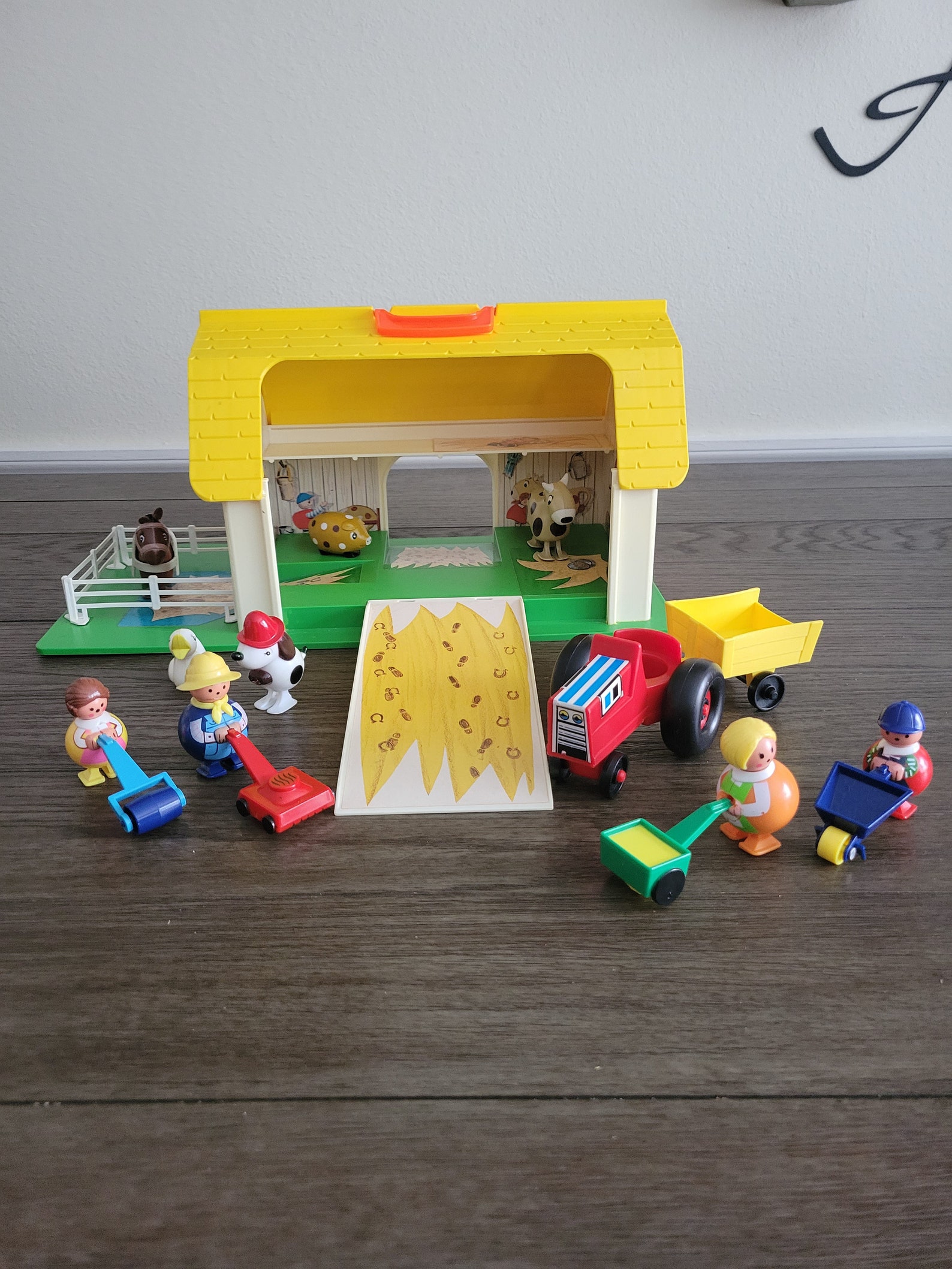 Vintage Ohio Art Walker Farm Barnyard Play Set With - Etsy