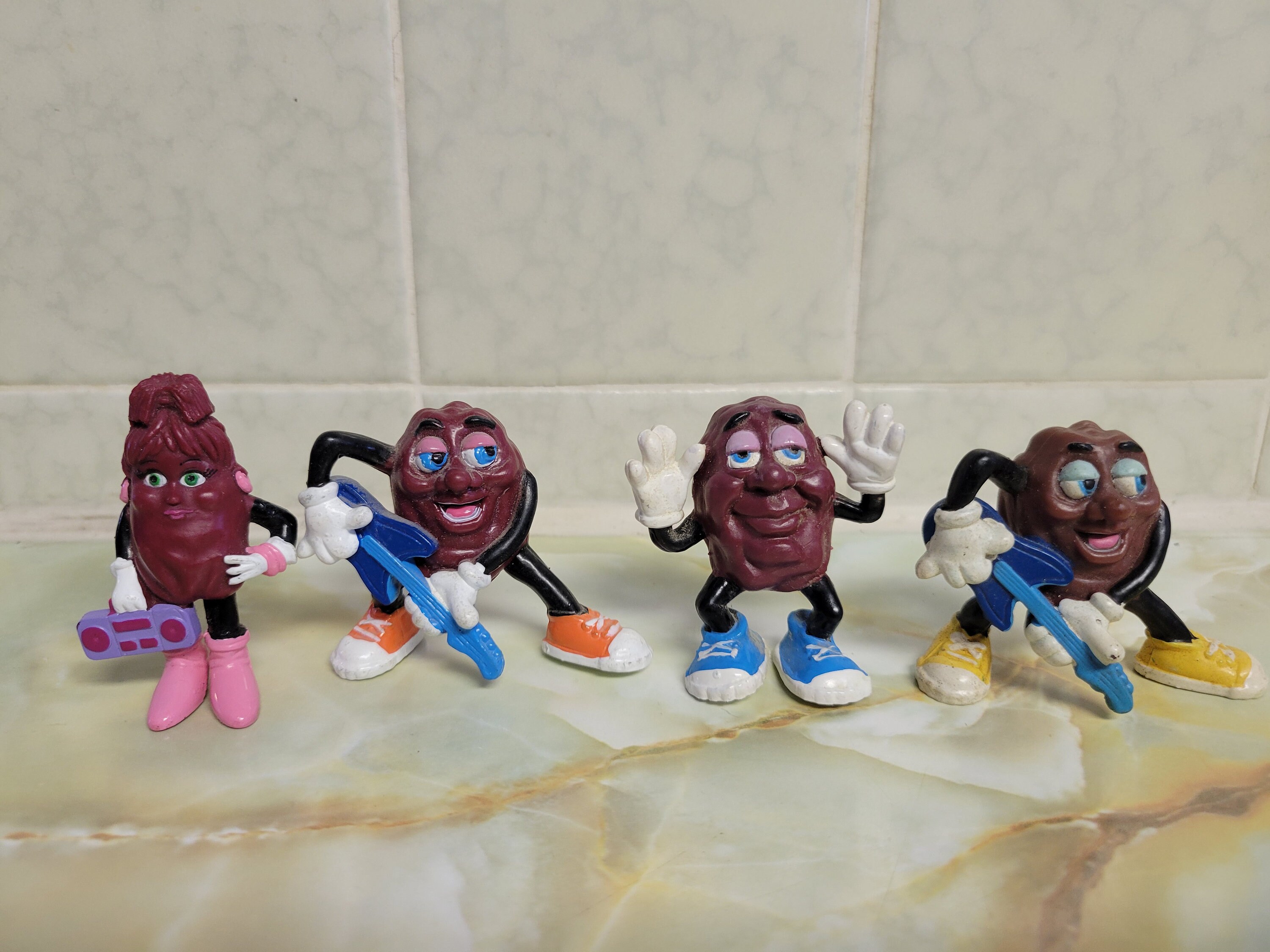 Vintage Set of 4 California Raisin Characters - Etsy
