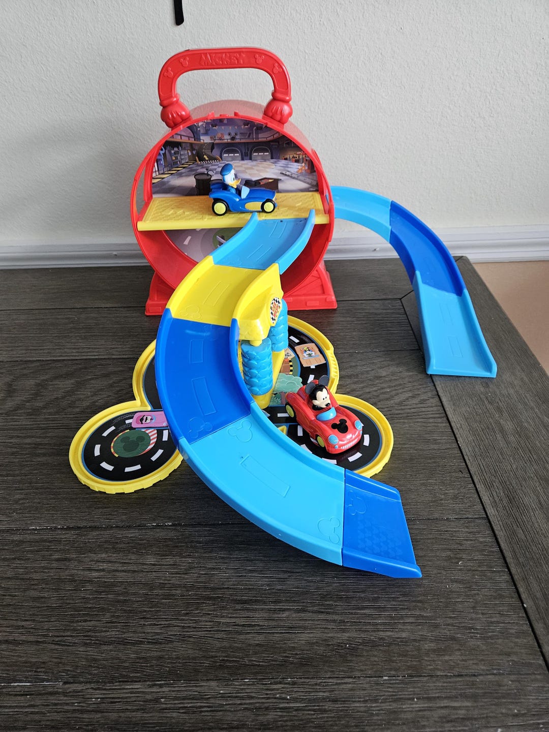 Vintage Junior Mickey Mouse Race Track Set - Etsy