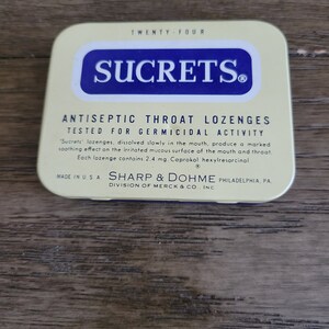 Various Vintage Sucrets Tins Your Choice of One - Etsy