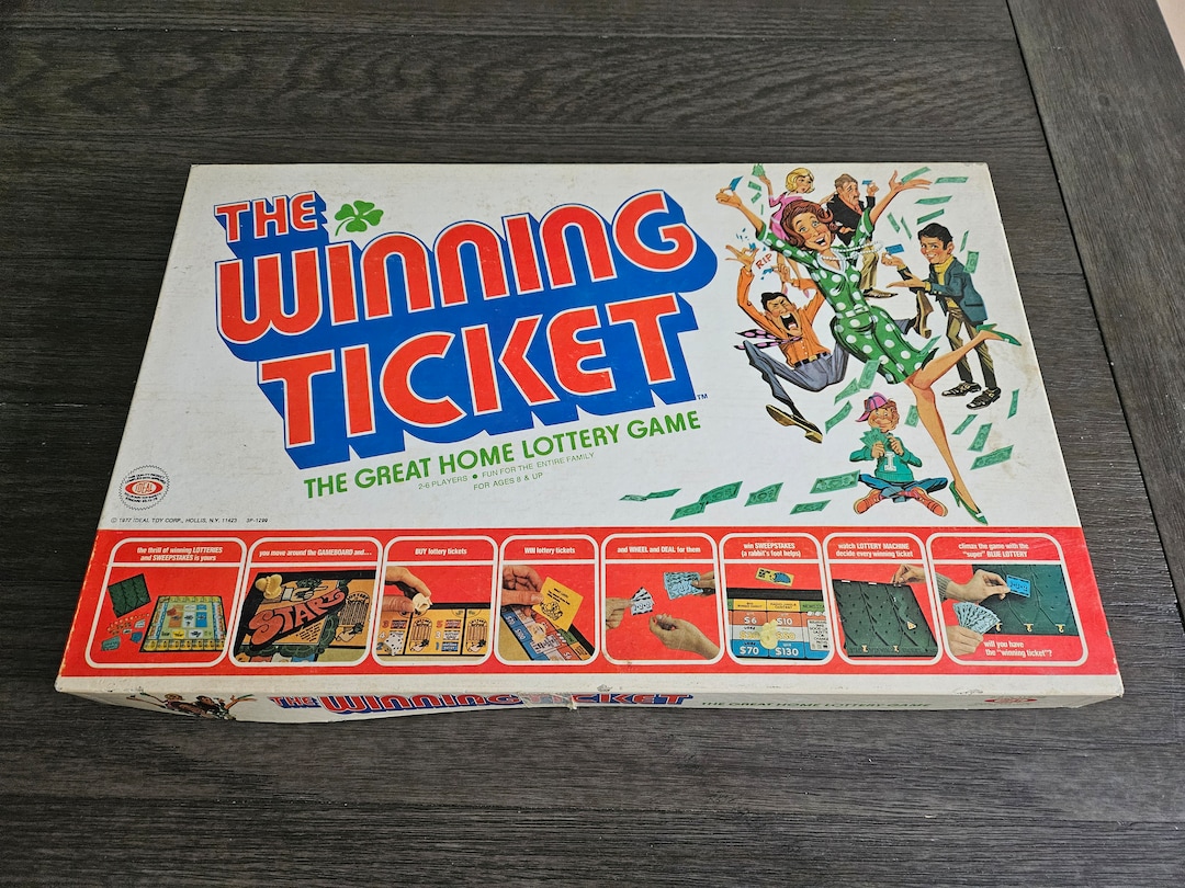 Vintage Lottery Ticket Game by Ideal Toy 1977 - Etsy