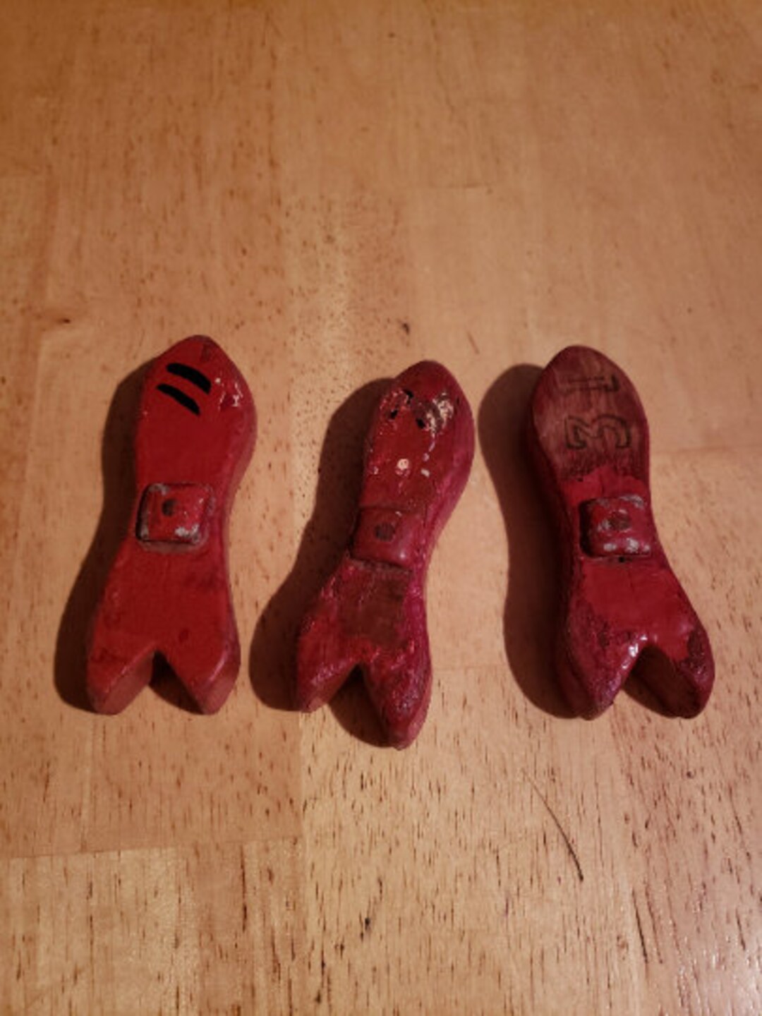 Vintage Set of 3 Wooden Carnival Fish - Etsy