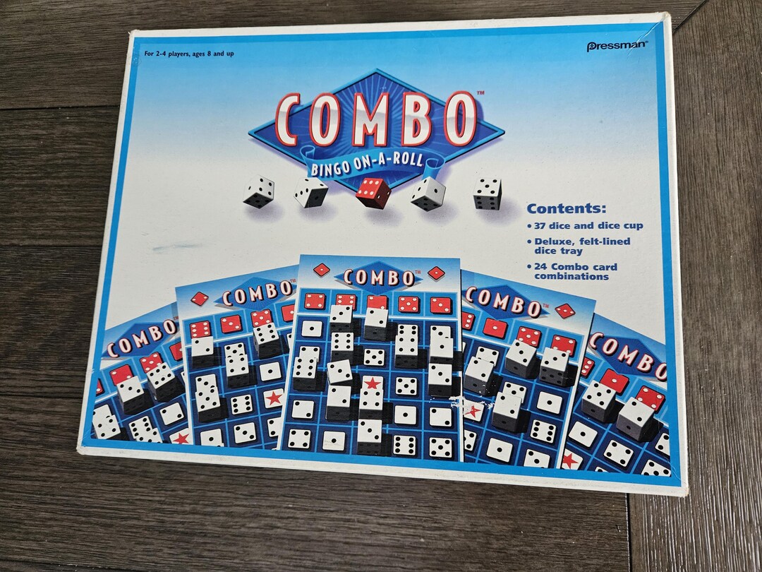 Vintage Combo Bingo on a Roll 1997 Pressman - Complete With Directions ...