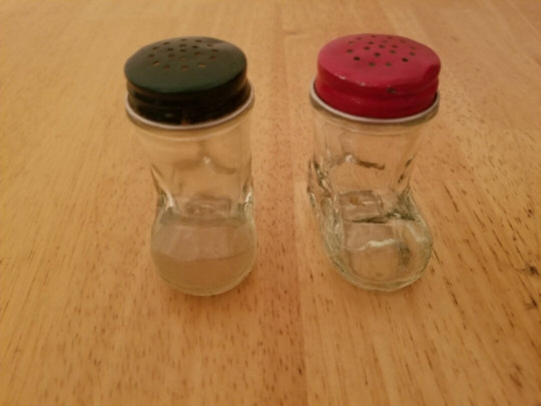 Vintage Boot Salt and Pepper Shakers - Etsy