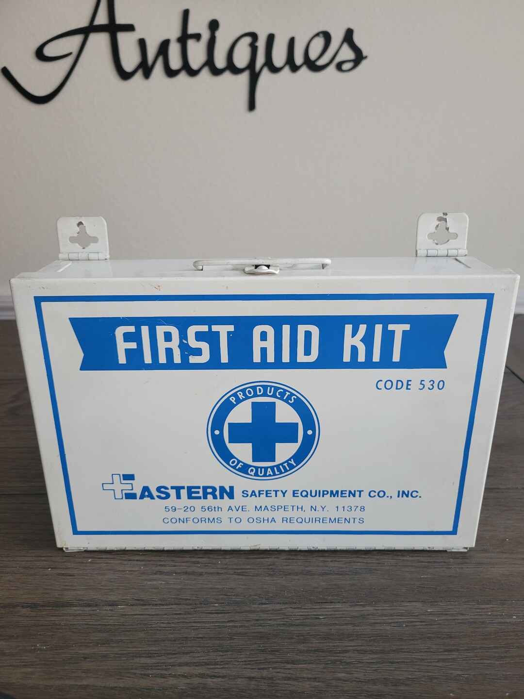 Vintage Hanging Safety First Aid Kit With Accessories - Etsy