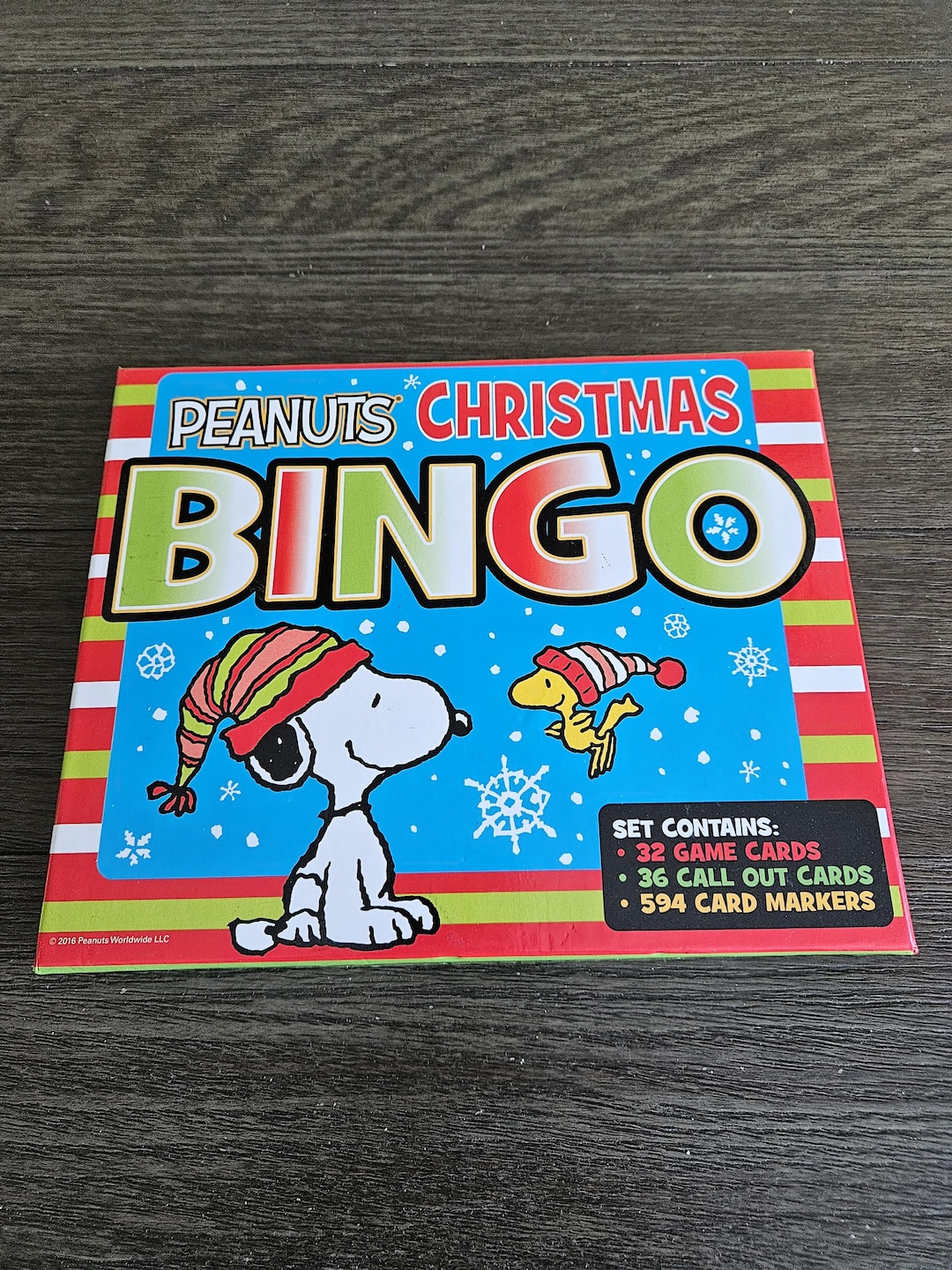 Peanuts Christmas Bingo Game - Etsy