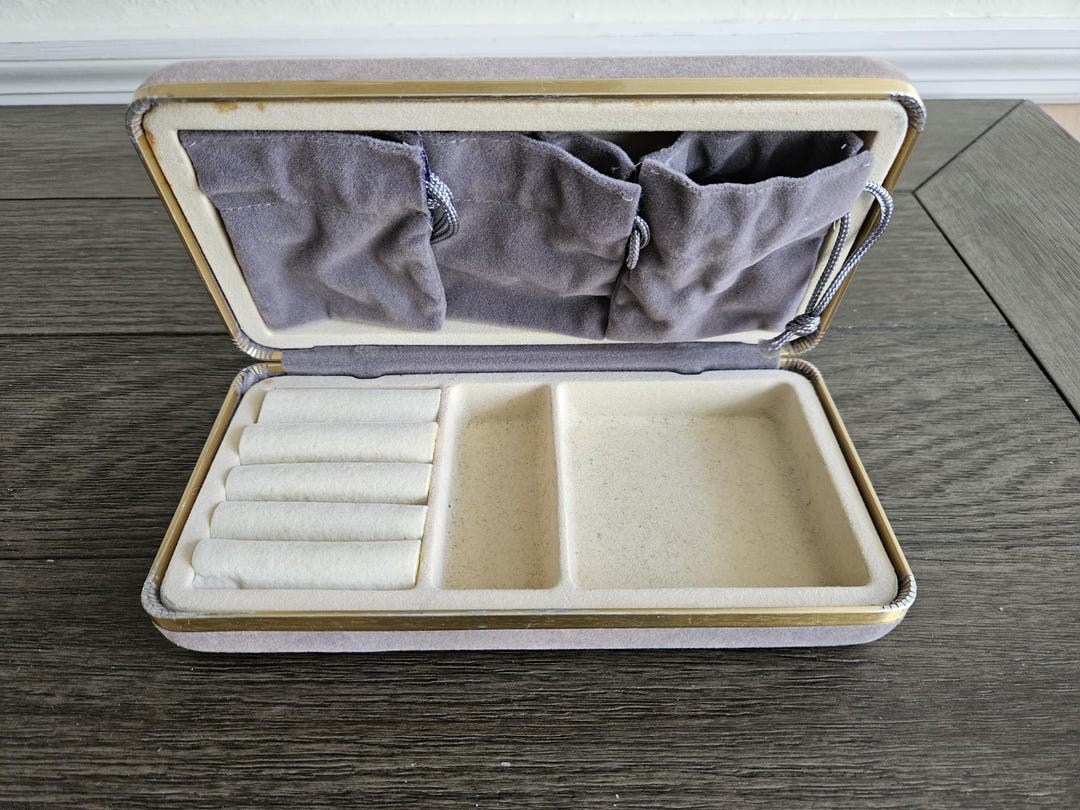 Vintage Grayjewelry Box - Etsy