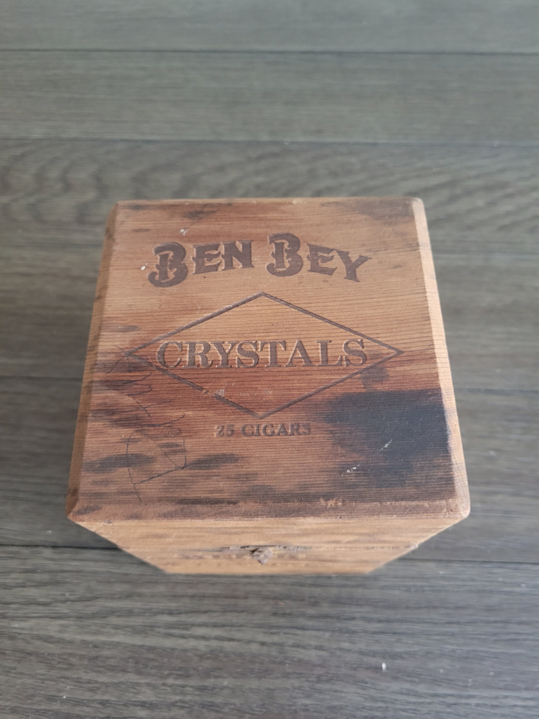 Vintage Ben Bey Crystals Cigar Box - Etsy