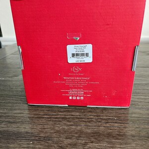 Vintage Lenox Bowl With Red Robin, Heart Candy Dish - Winter Greetings ...