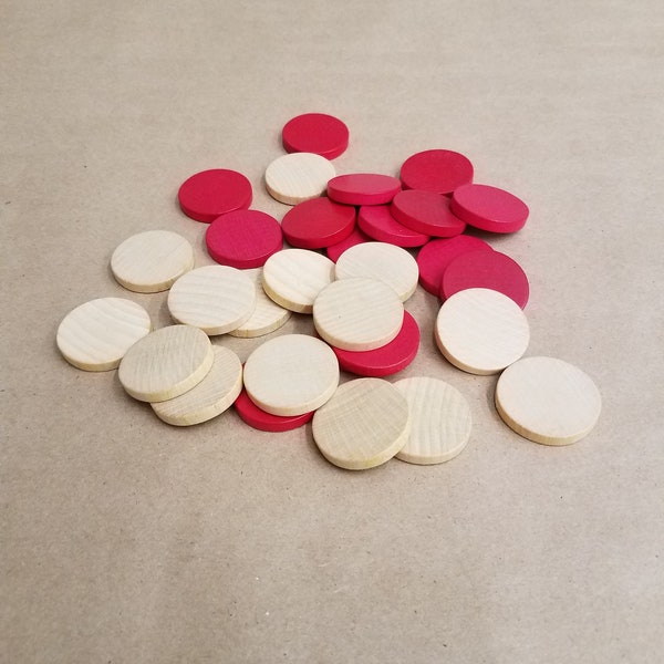 Round Game Pieces - Etsy