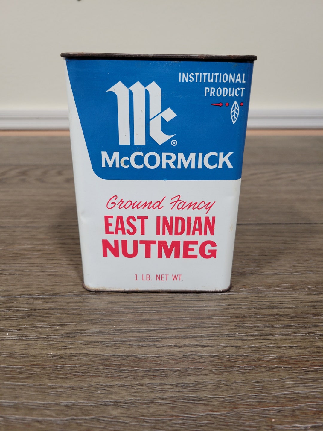 Vintage Mccormick East Indian Nutmeg Spice Container - Large 1 Lb - Etsy