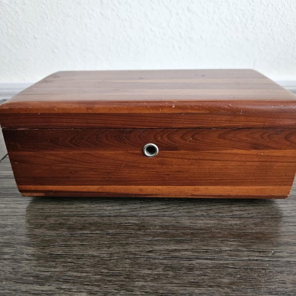 Lane Cedar Chest Jewelry Box - Etsy