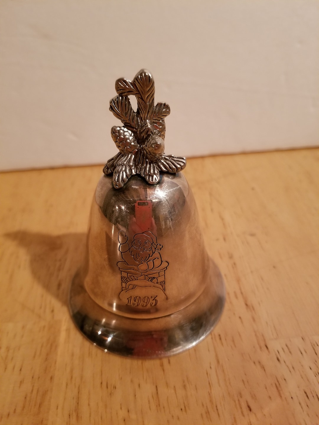 Vintage Silver Kirk Stieff Musical Bell, Plays Santa Claus is Coming to ...