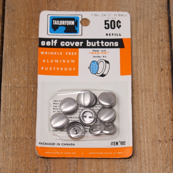 Self Cover Buttons - Etsy