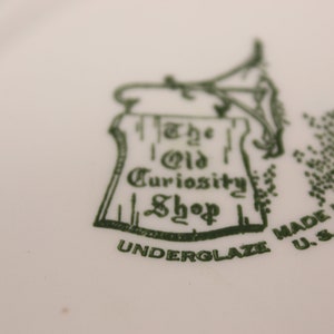 2 Vintage "the Old Curiosity Shop" Dinner Plates - U.S.A. - Etsy Canada