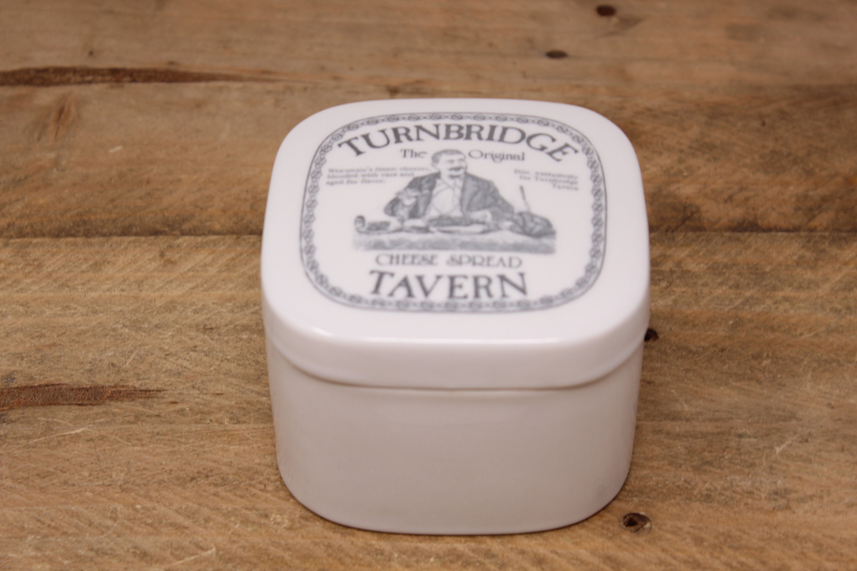 Vintage Turnbridge Tavern Cheese Spread Ceramic Jar - Etsy
