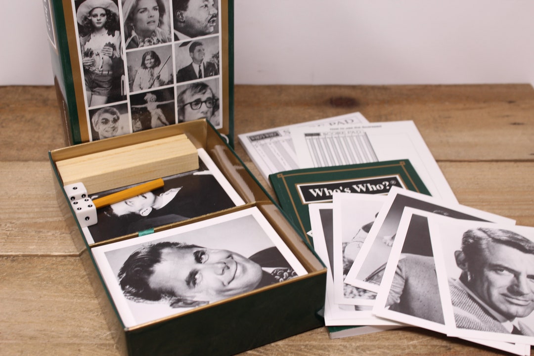 Who's Who? Famous People Trivia Game 1995 - Volume 1 - Etsy