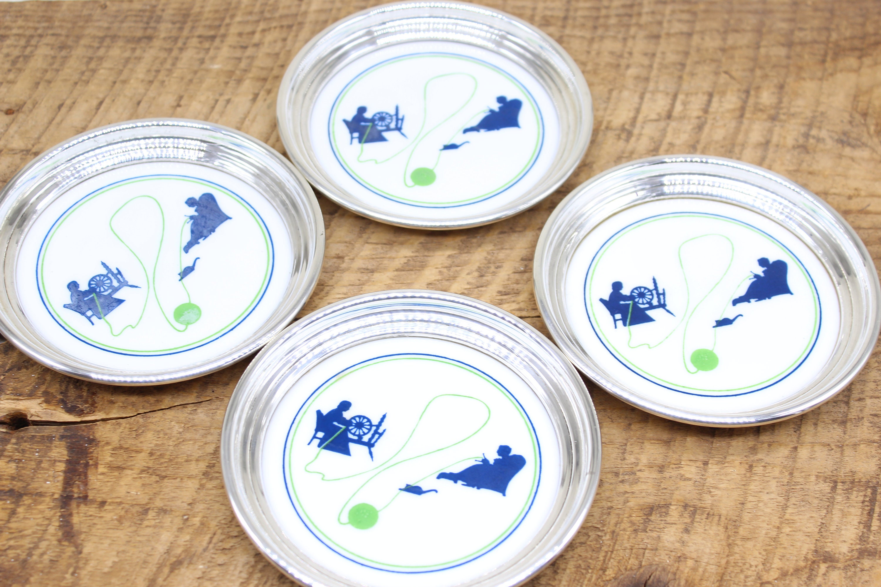 Milk Glass Coasters - Etsy