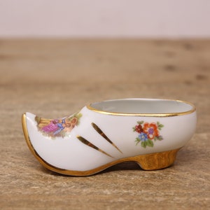 Vintage Limoges Porcelain Miniature Shoe - France - Etsy