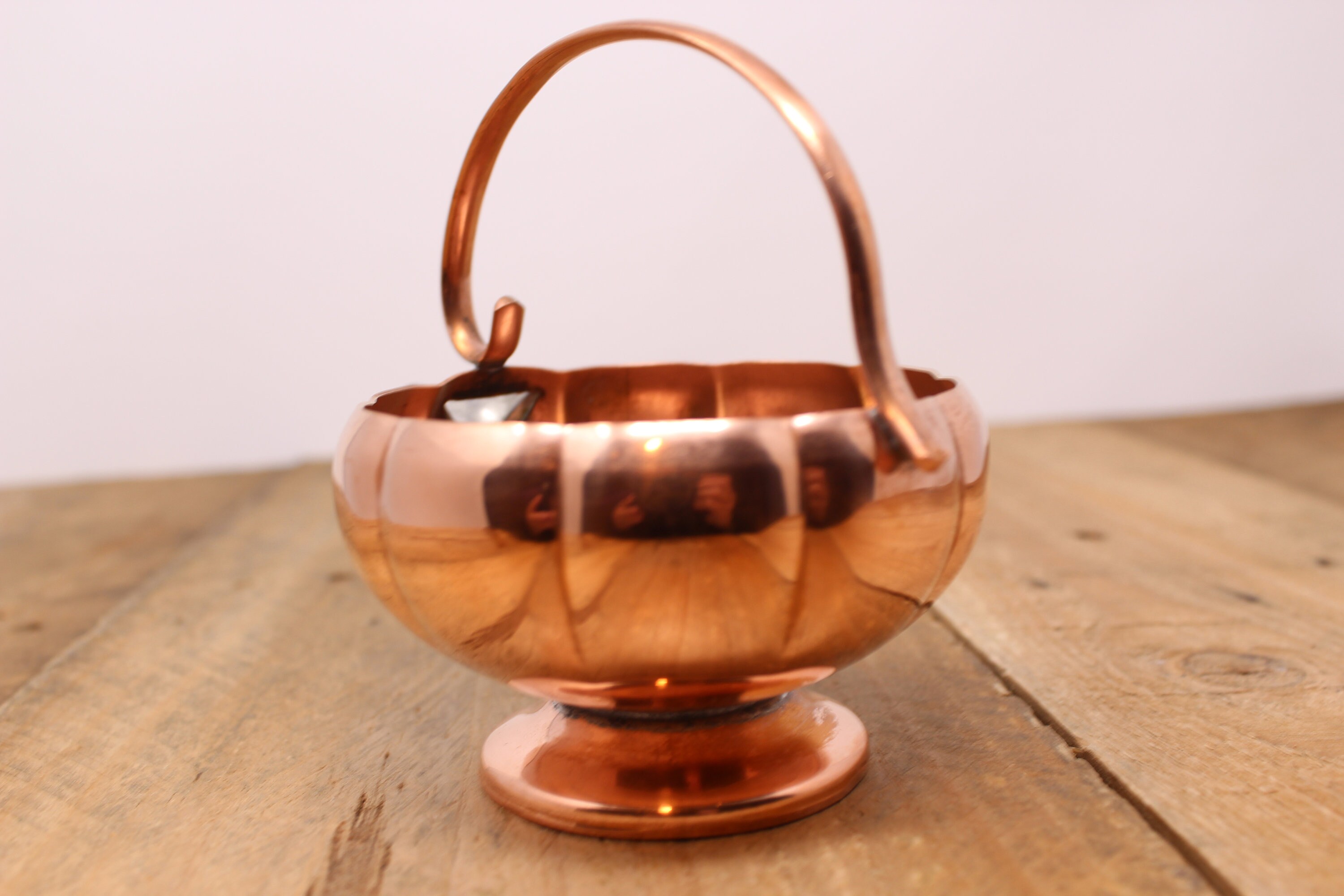 Vintage Venetian Copper Creamer | Etsy