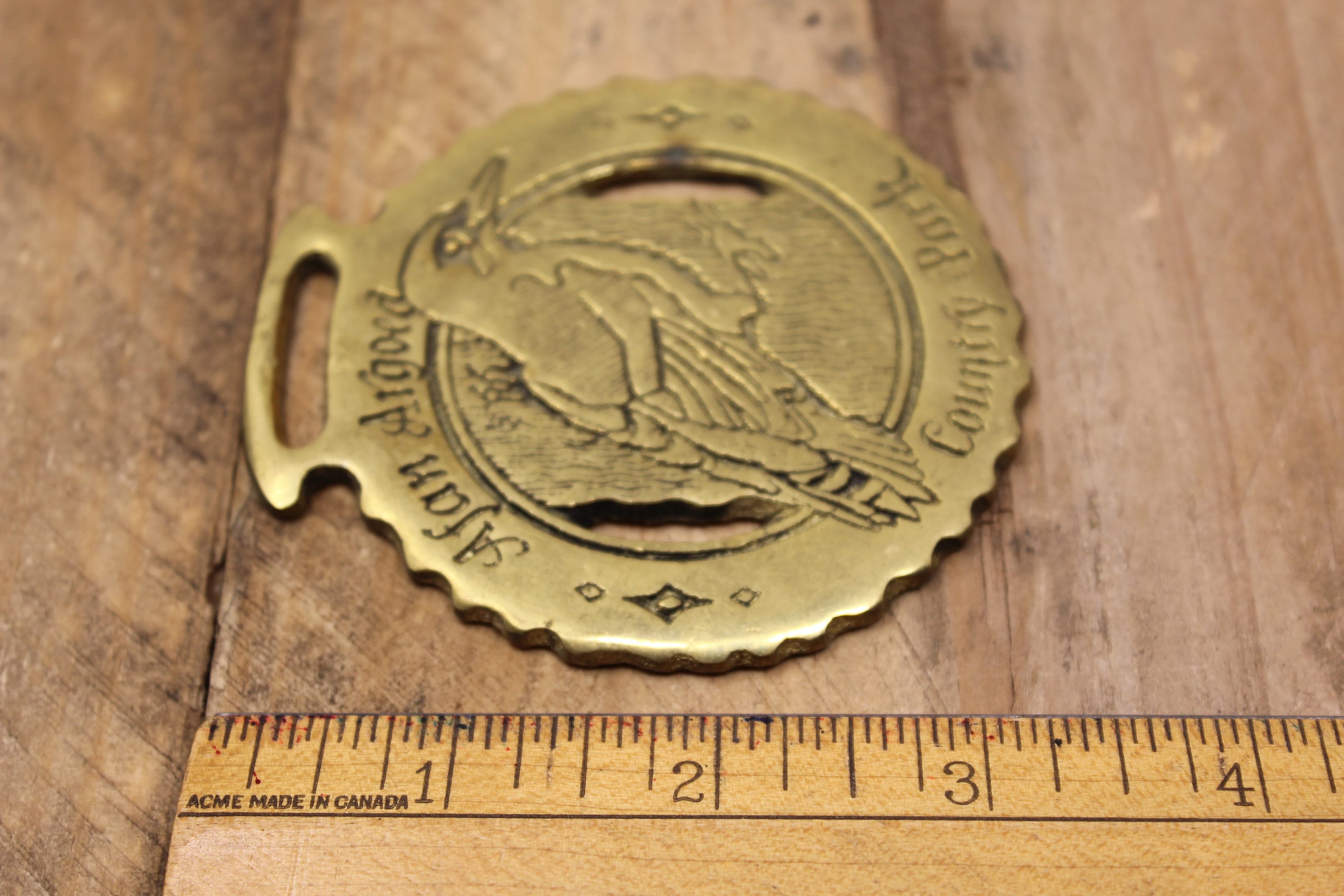 Vintage - Afan Argoed - Country Park - Brass Horse Harness Ornament ...