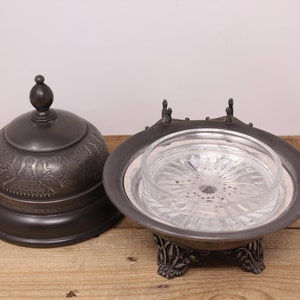 Antique American Silverplate Co. - Triple Plate Ornate Covered Butter ...