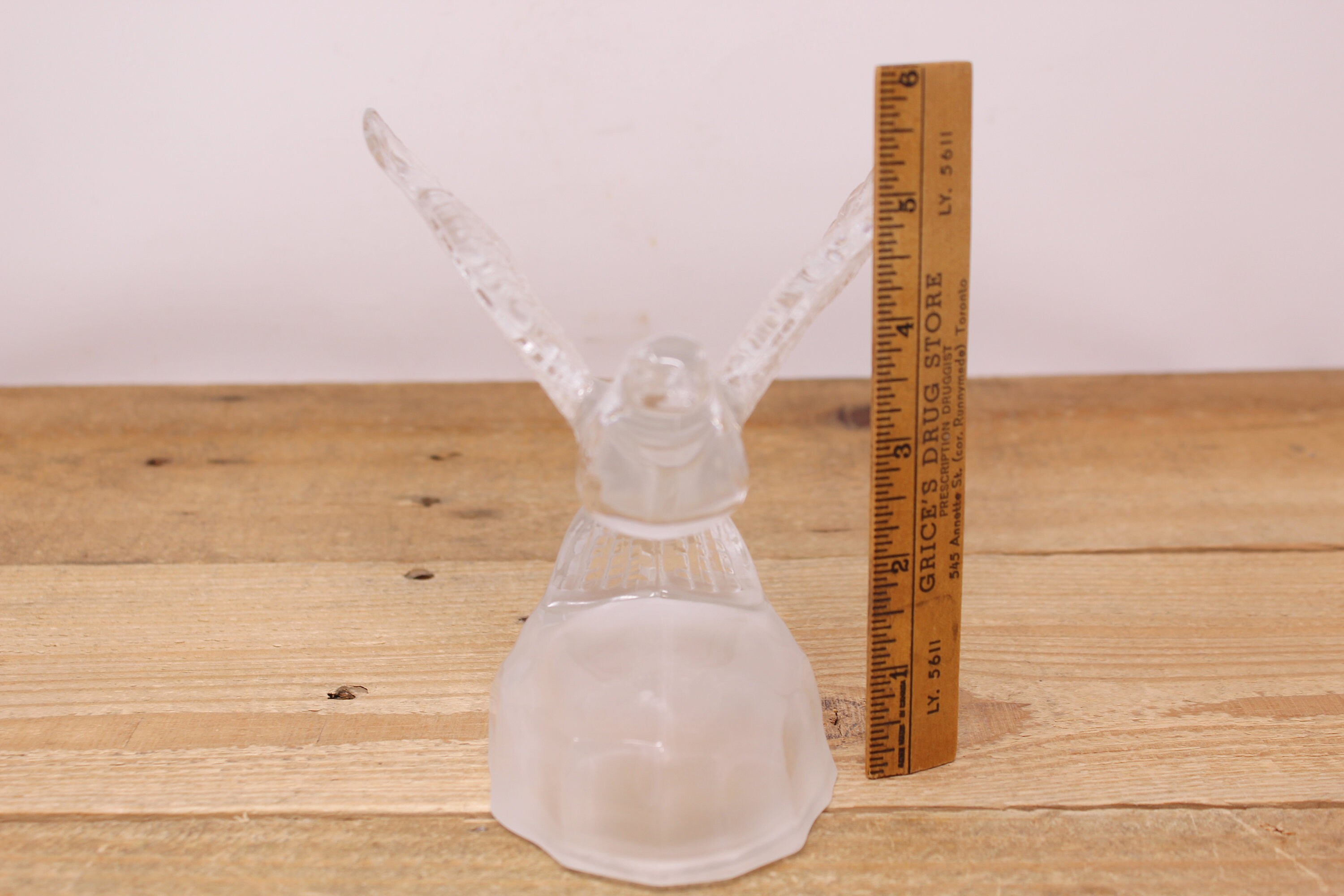 Vintage Cristal D'arques Crystal Flying Bird Figurine - France - Etsy