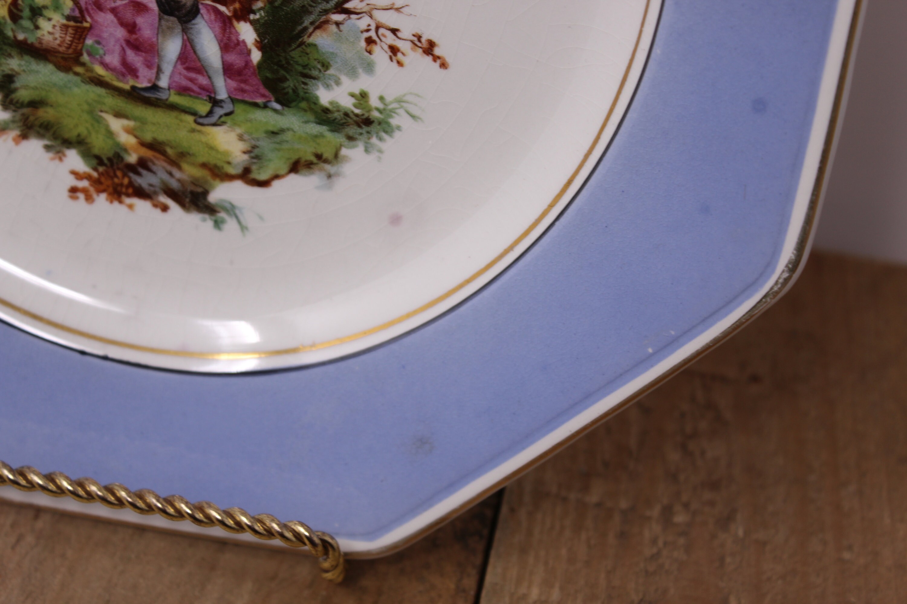 Leighton Pottery Plate Courting Couple England - Etsy