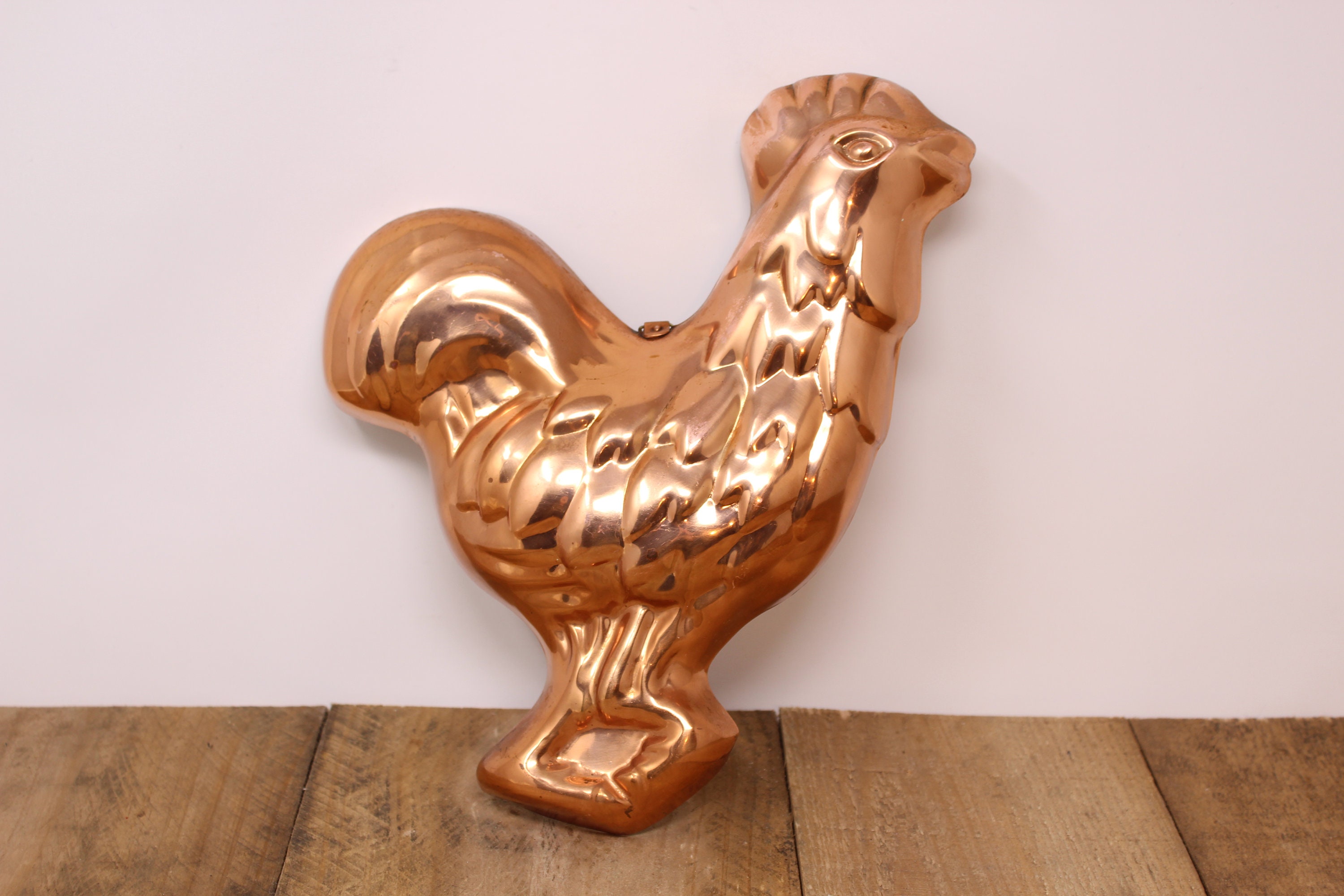 Retro Copper Rooster Hanging Chicken Mold | Etsy