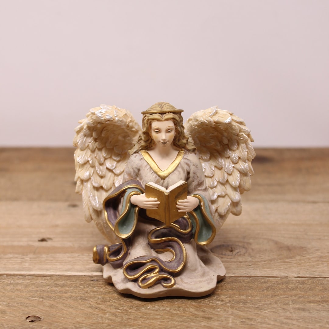 Vintage - Faith, Hope & Love - Resin Angel Taper Candle Holder - Etsy