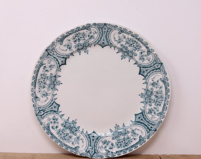 Antique Warwick - Colonial Pottery Dinner Plate - Stoke, England - Etsy