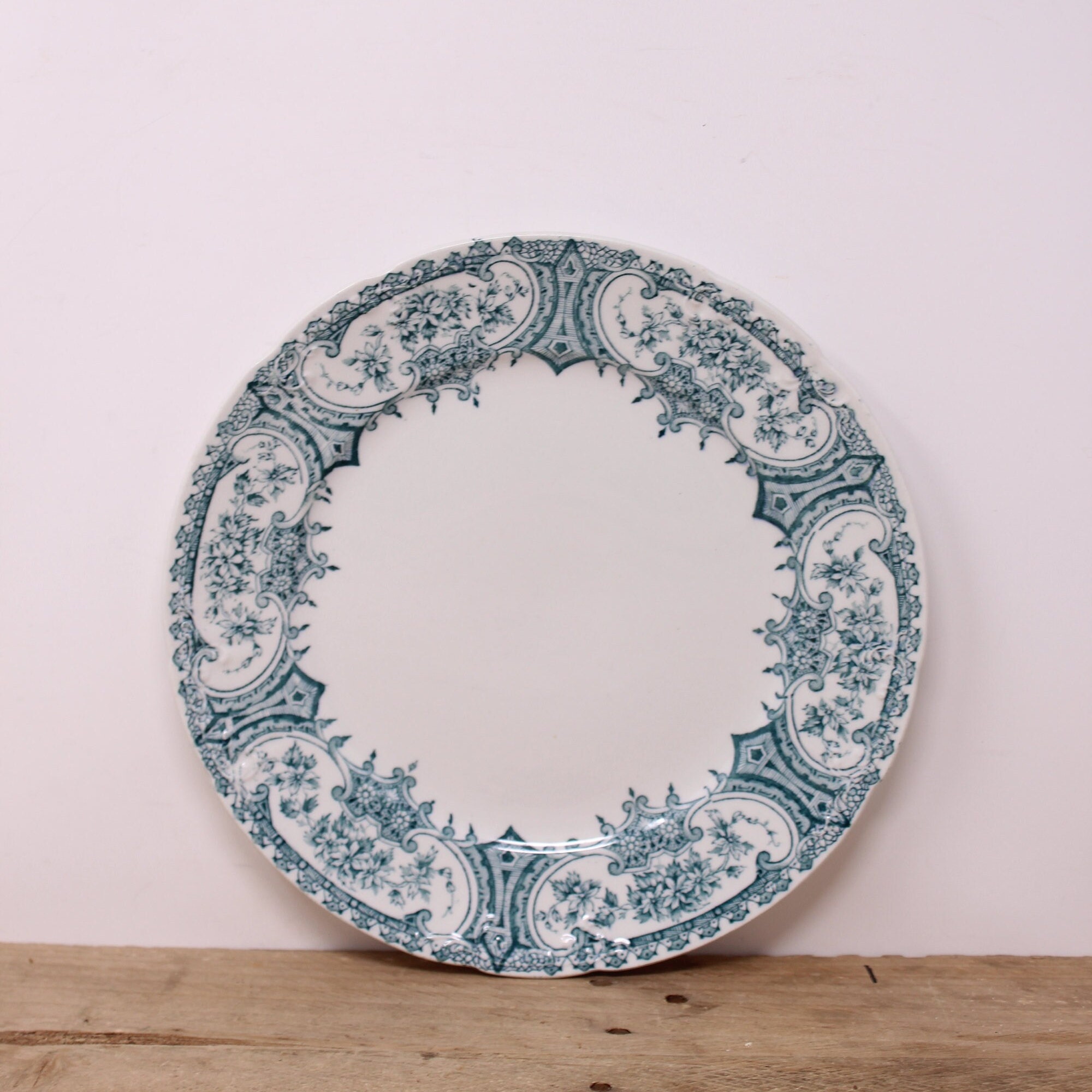 Antique Warwick - Colonial Pottery Dinner Plate - Stoke, England - Etsy