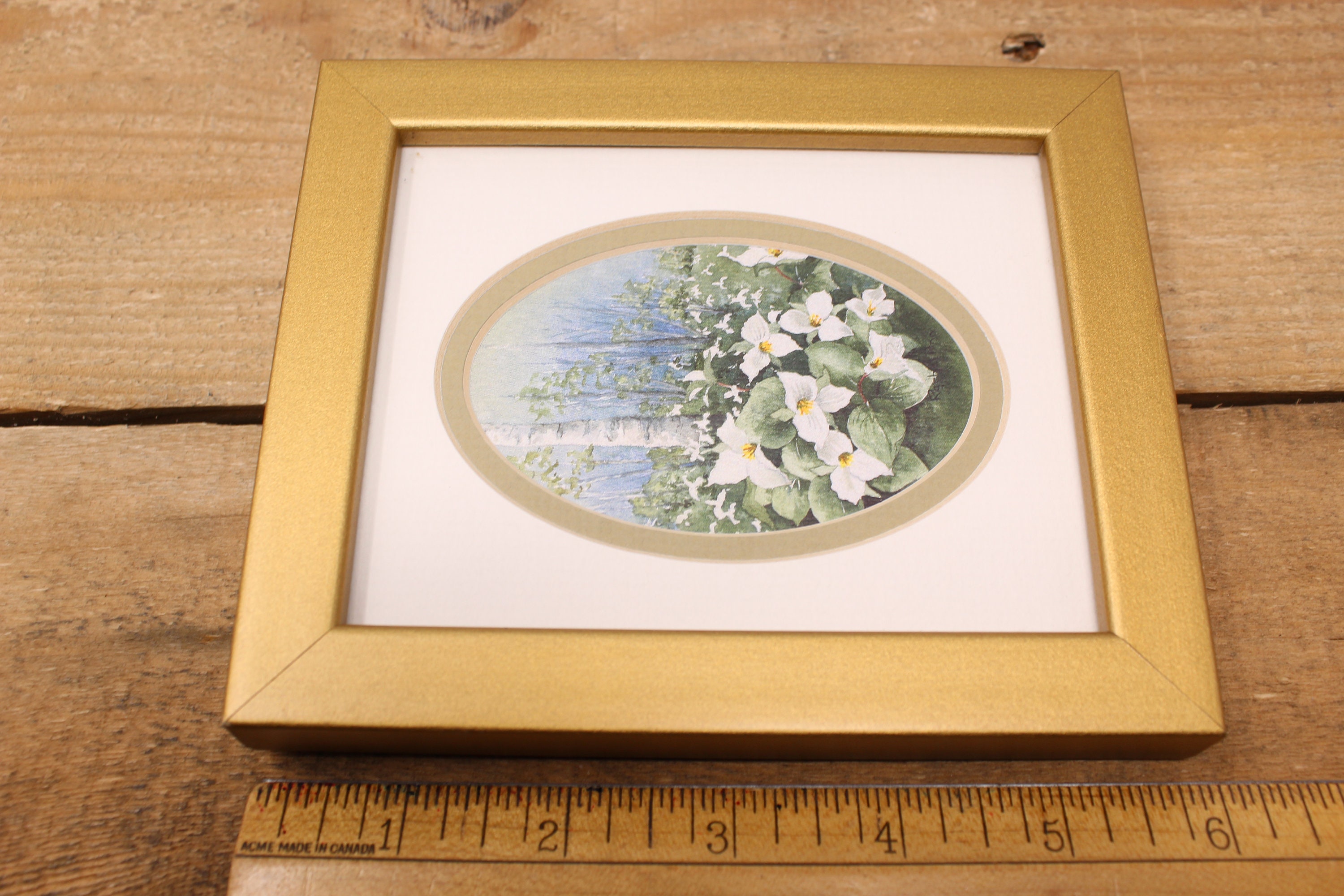 2 Vintage Rachel Ann Collections Small Framed Floral - Etsy