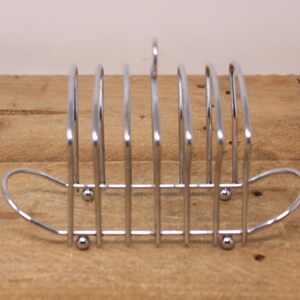 Vintage 6-slice Metal Toast Rack - Etsy