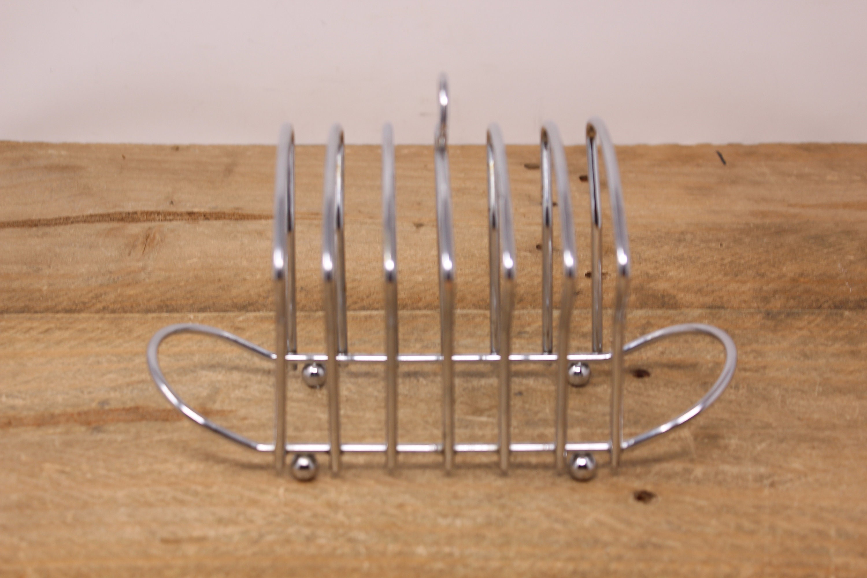 Vintage 6-slice Metal Toast Rack - Etsy