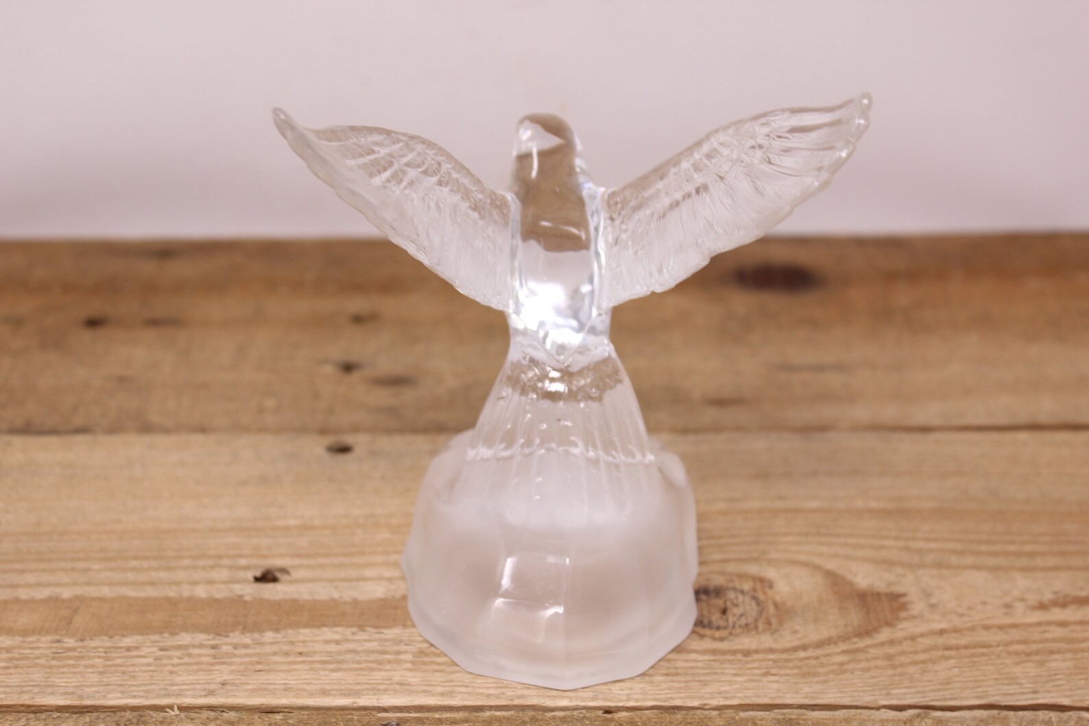 Vintage Cristal D'arques Crystal Flying Bird Figurine - France - Etsy