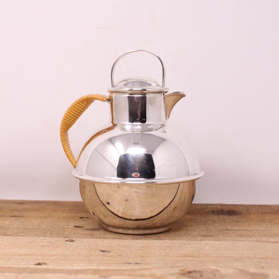Vintage E. G. Webster & Son - Guernsey Carafe - Lidded Pitcher With ...