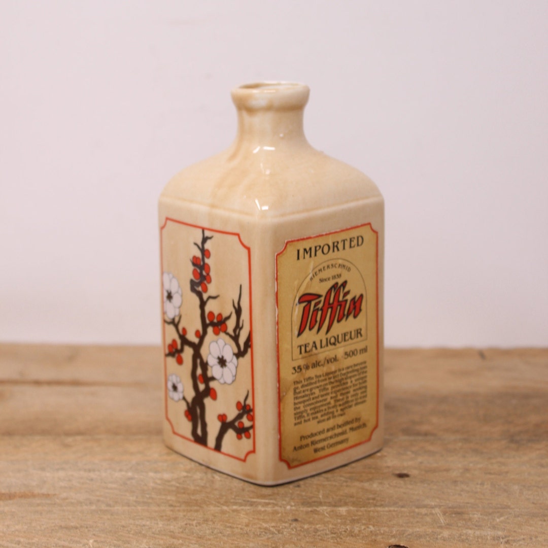 Vintage Imported Riemersmid Tiffin Tea Liqueur - Ceramic Bottle - Made ...