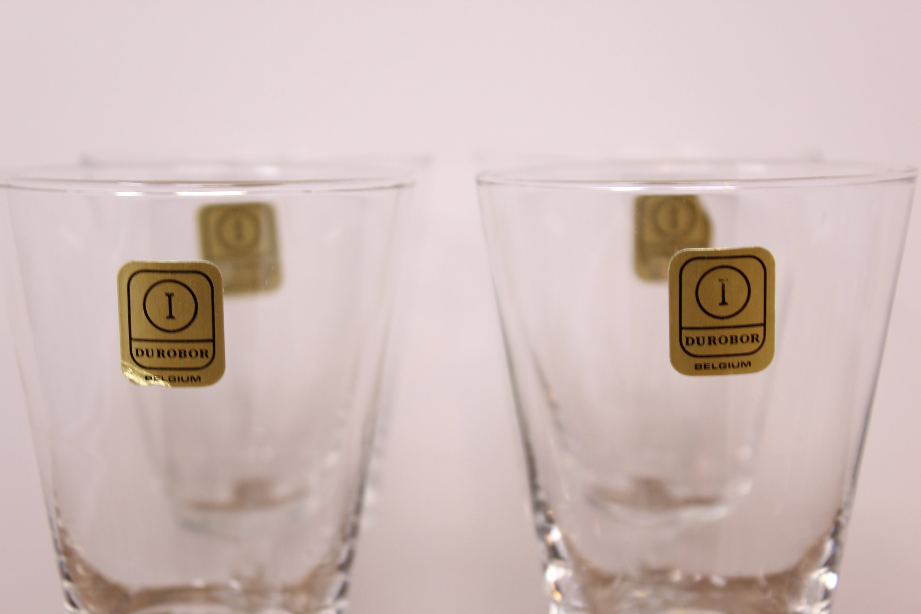 4 Durobor Crystal Cocktail / Cordial Glasses Belgium - Etsy.de