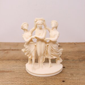 Vintage "the Three Graces" Statue - Ancient Greek Statue Alabaster ...
