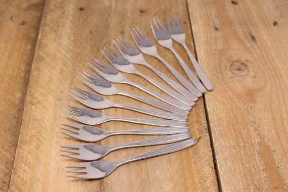 12 Vintage Sarabande Vintage Dutch Cake / Pastry Forks. Made | Etsy