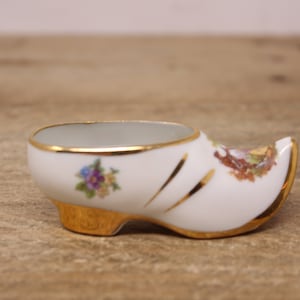 Vintage Limoges Porcelain Miniature Shoe - France - Etsy